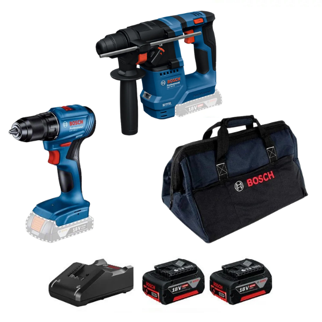 Bosch GBH 18V-18 + GSR 185-LI | Yetkili Satıcı Sismik Market